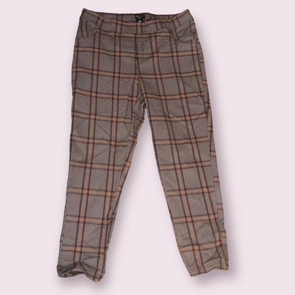 Soho Apparel | Pants & Jumpsuits | Soho Apparel Pixie Slim Fit Plaid ...